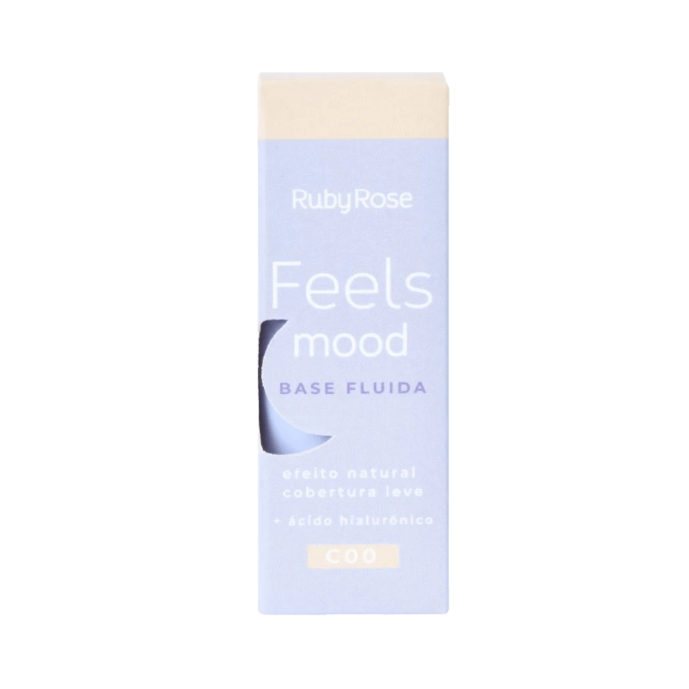 Base Fluida Ruby Rose Feels Mood C00 | Ikesaki Cosméticos - Ikesaki