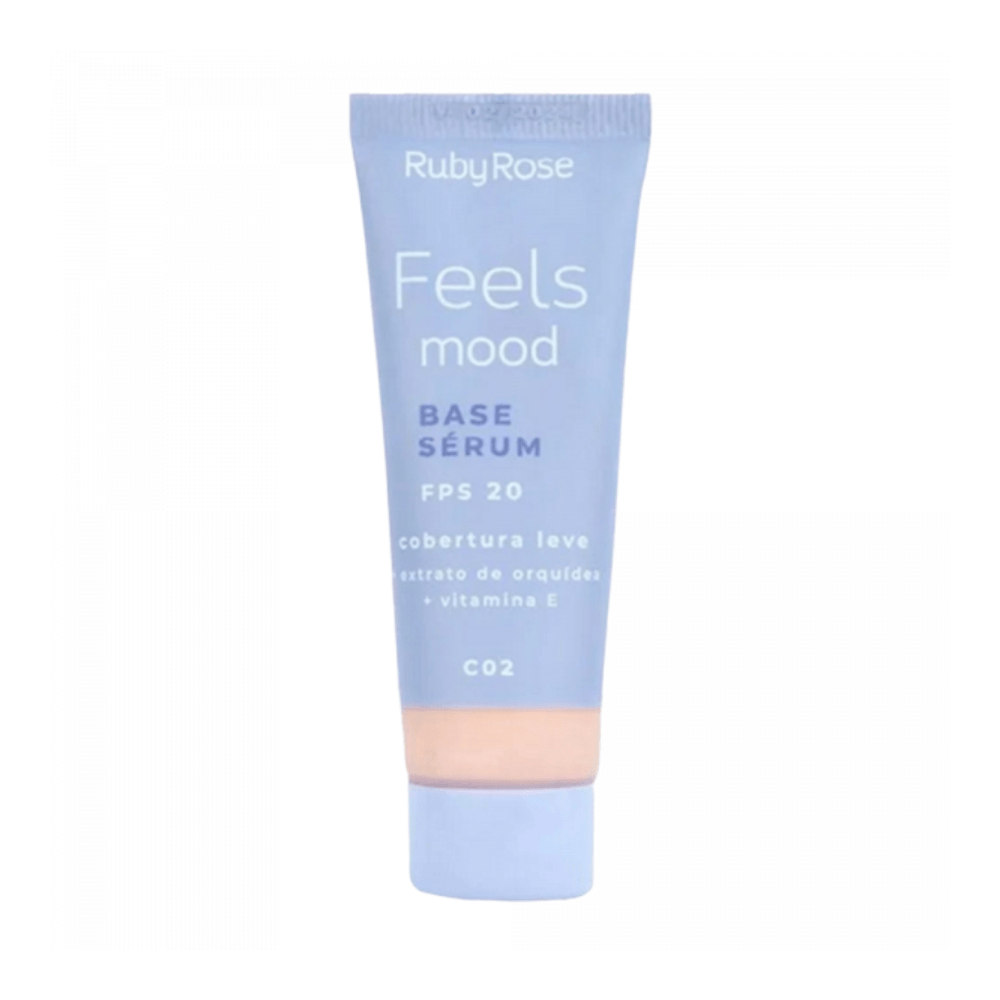 Base Sérum Ruby Rose FPS 20 Feels Mood C02 | Ikesaki Cosméticos - Ikesaki