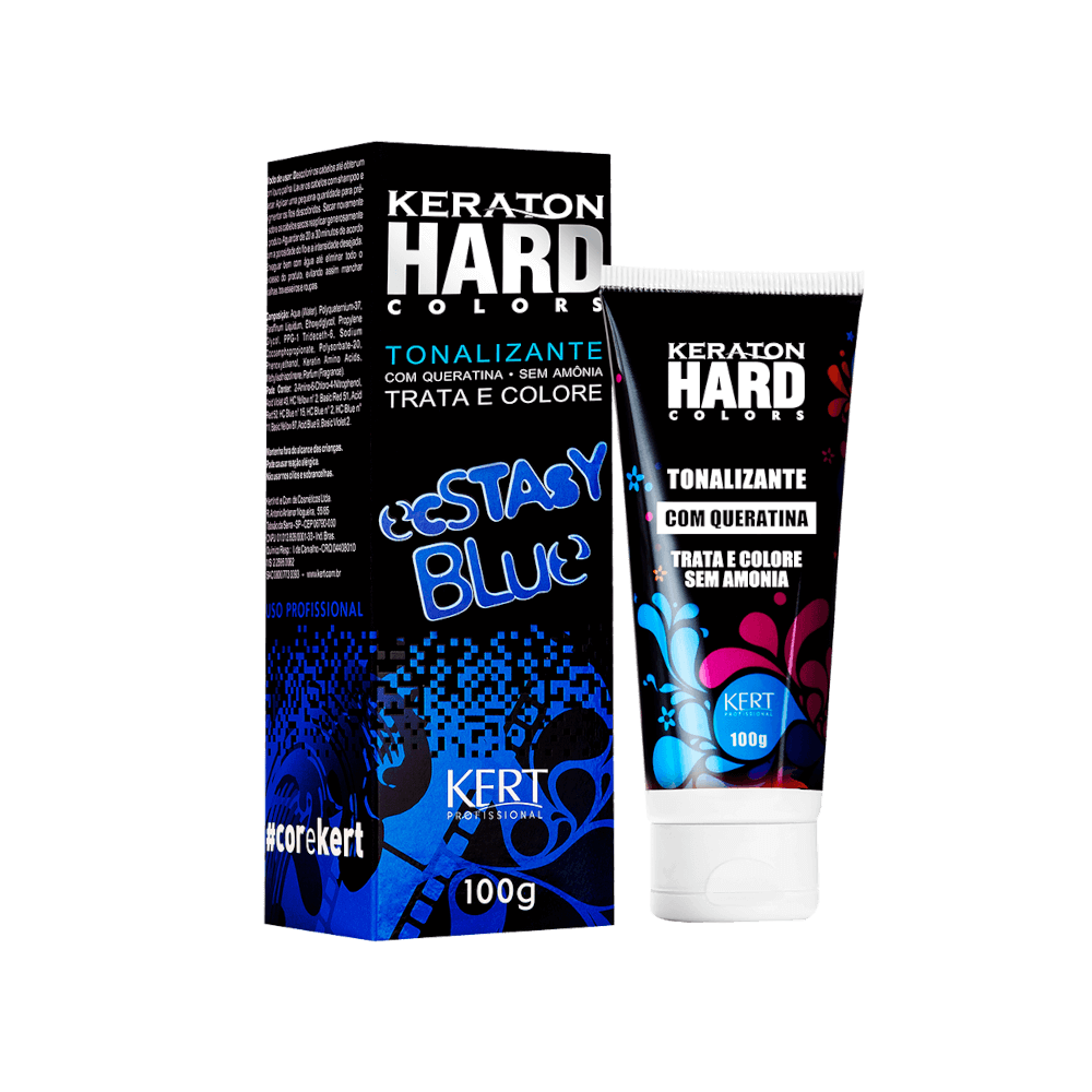 Tonalizante Keraton Hard Colors Ecstasy Blue| Ikesaki Cosméticos - Ikesaki