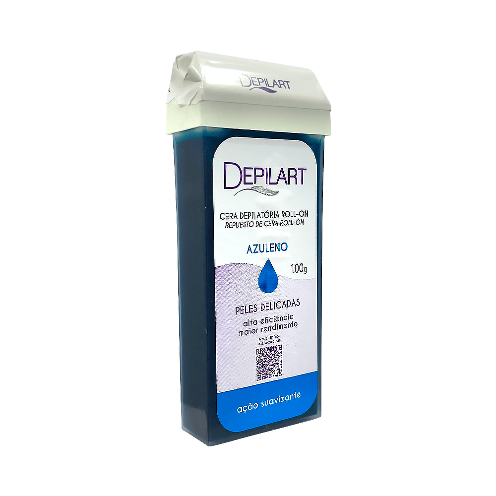Cera Depilart Refil Roll-on Azuleno 100g - Ikesaki